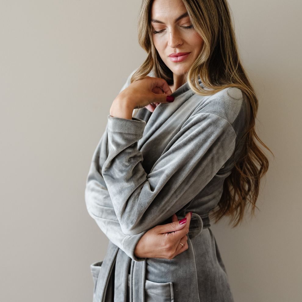 Minky Stretch Luxe Robe | Saranoni