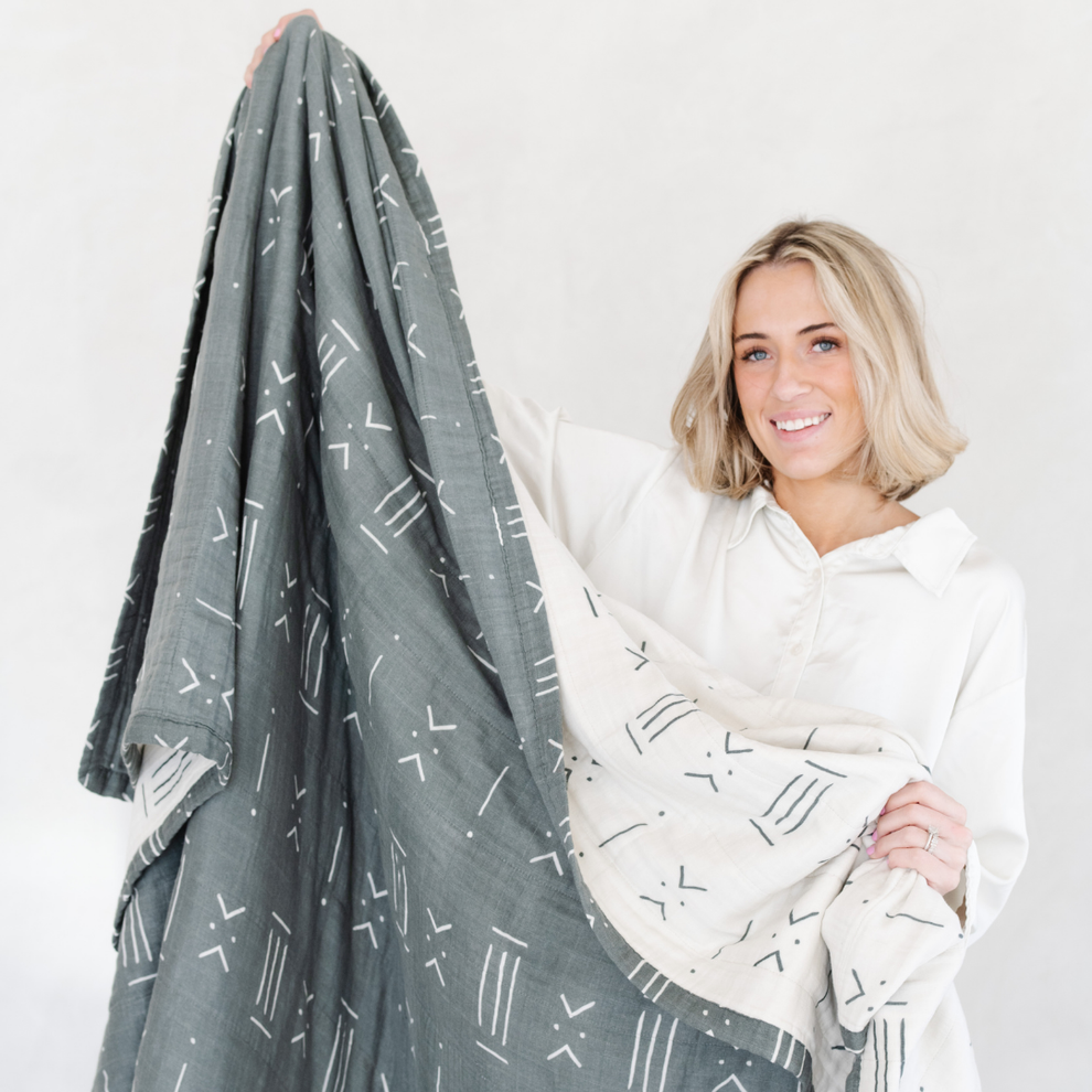 Muslin Blankets: 4-Layer XL Bamboo Rayon Blankets – Saranoni